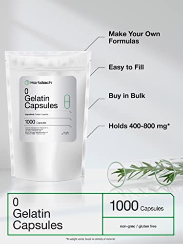 size 0 capsules for easy filling