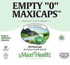Size 0 empty capsules for easy filling