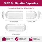 size 0 empty capsules for men