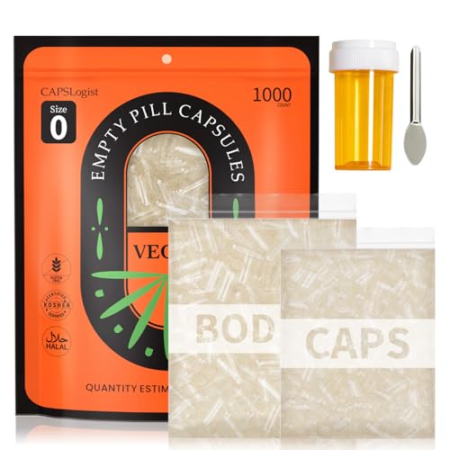 size 0 empty capsules for vitamins