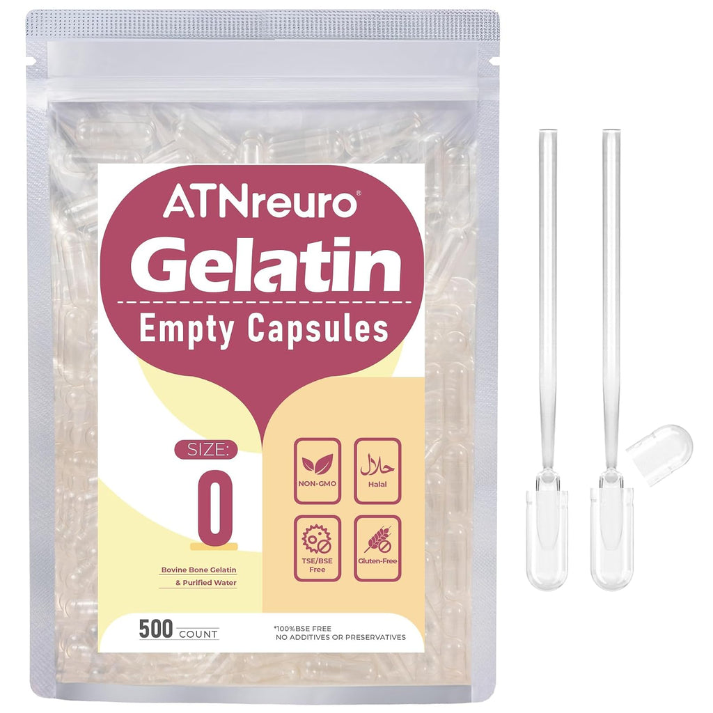 size 0 empty gelatin capsules for multivitamins