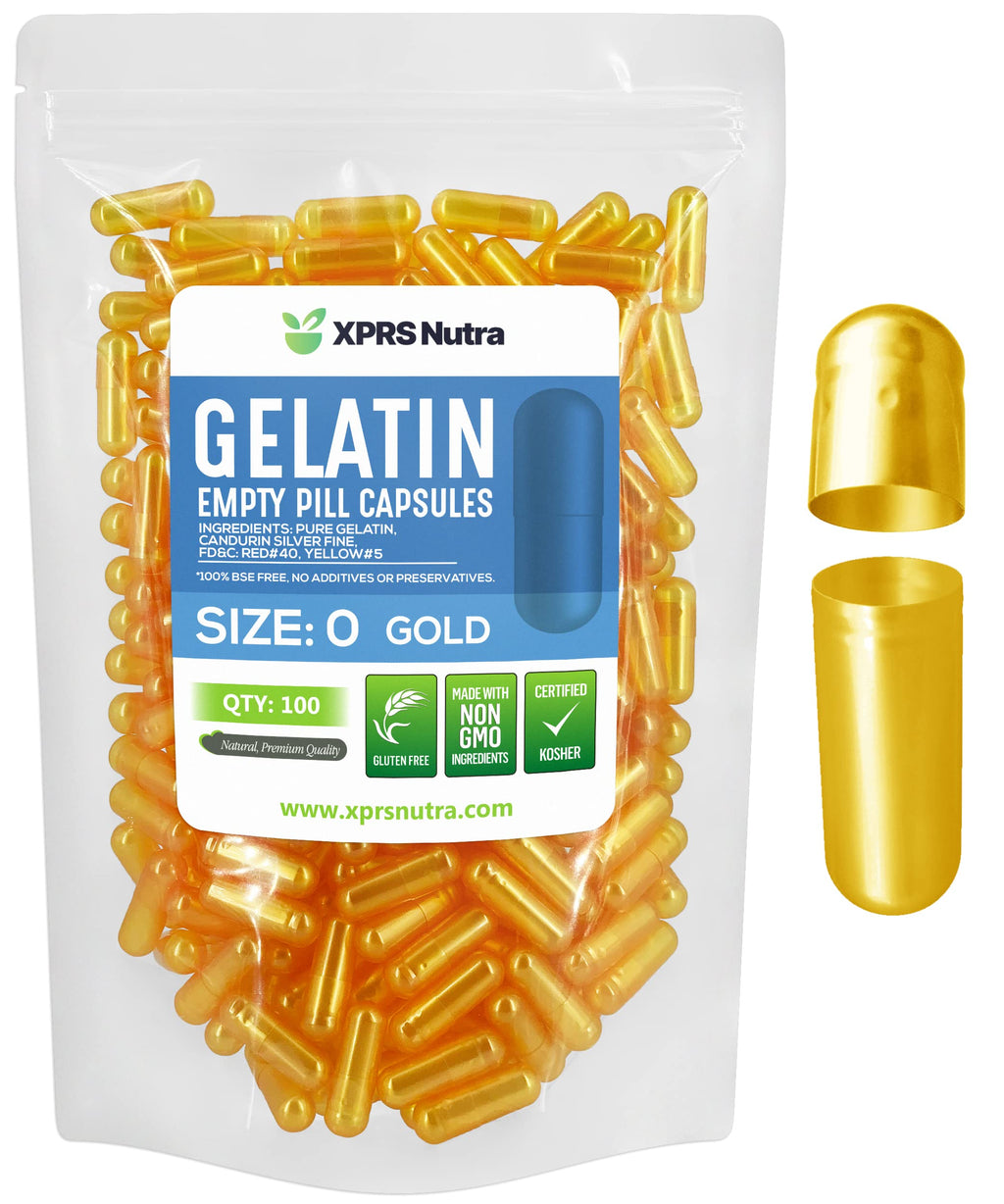 size 0 empty gelatin capsules