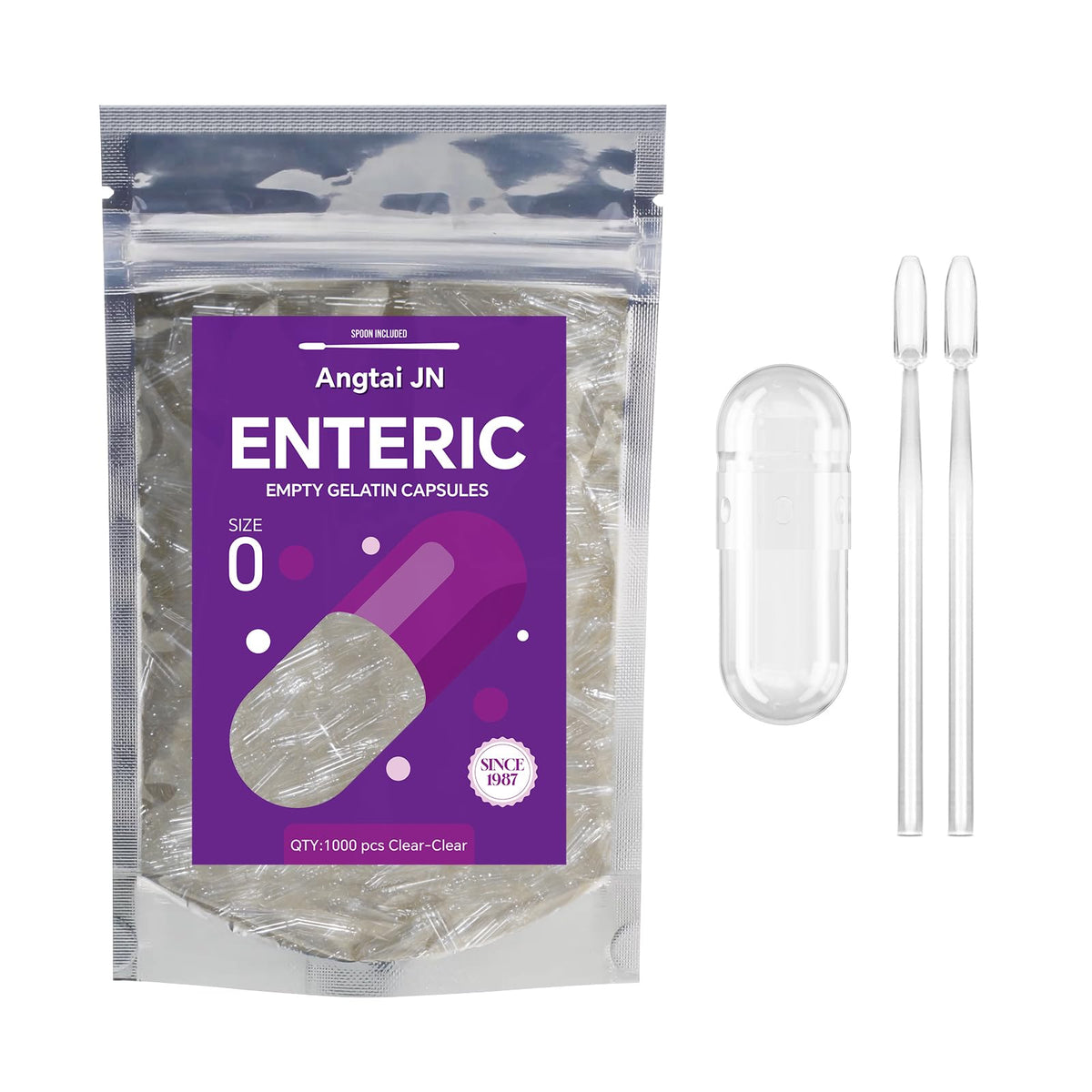 size 0 enteric coated capsules