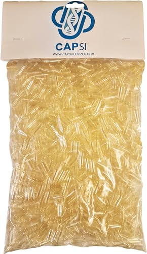 size 0 gelatin capsules bulk pack