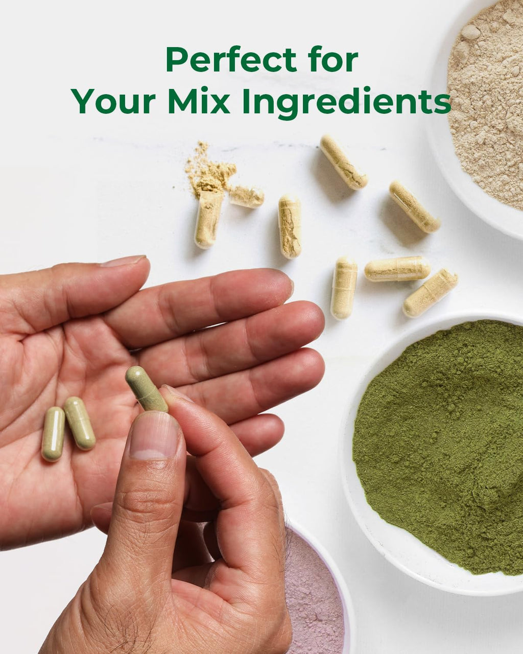 Size 0 HPMC capsules for DIY vitamins