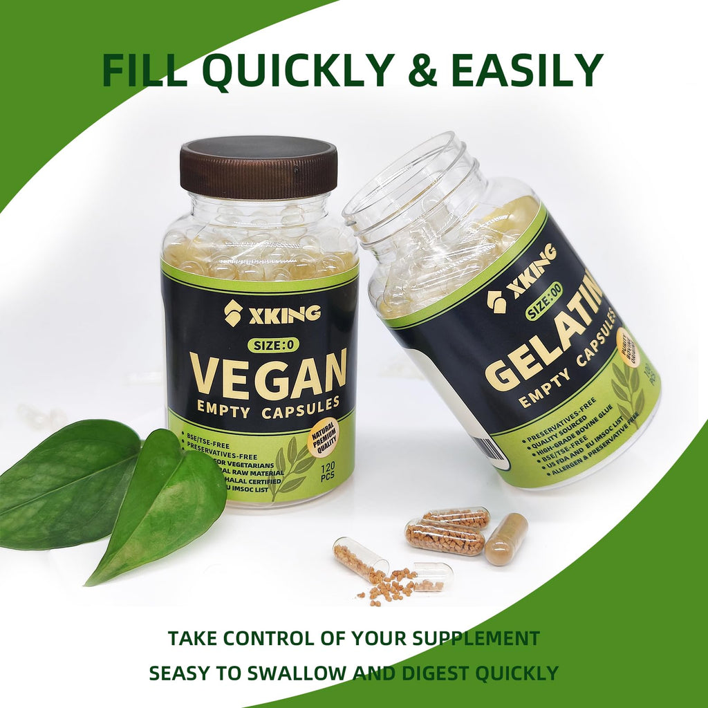 size 00 capsules for easy filling