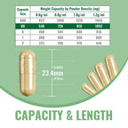 Size 00 capsules for gummy multivitamin