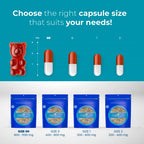 size 00 capsules for men's multivitamins