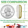 size 00 capsules for multivitamins