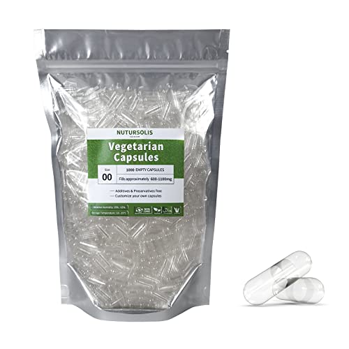 Size 00 empty capsules for DIY vitamins