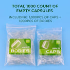 size 00 empty capsules for men