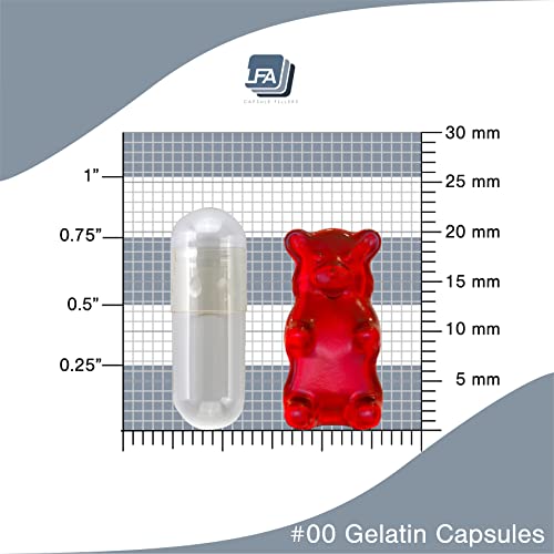 size 00 empty gelatin capsules for convenience