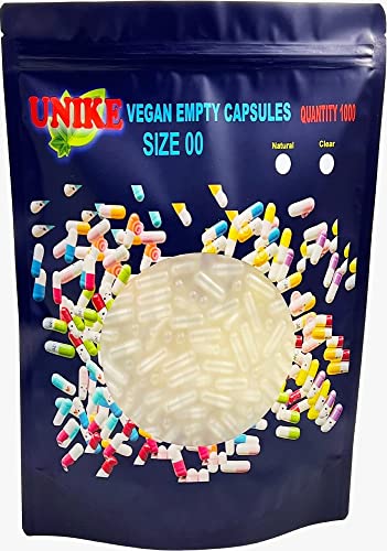 size 00 empty vegetarian capsules