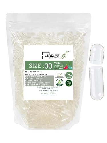 size 00 empty vegetarian capsules