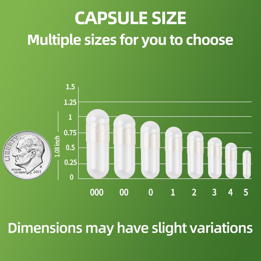 size 000 capsules for gummy multivitamin