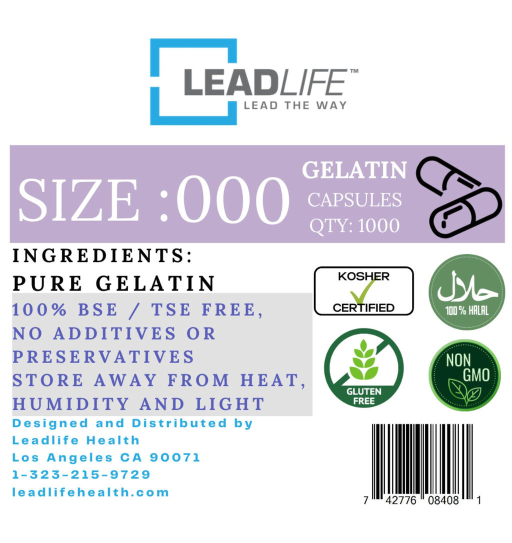 size 000 capsules for nutrients