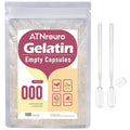 Size 000 empty gelatin capsules for multivitamins