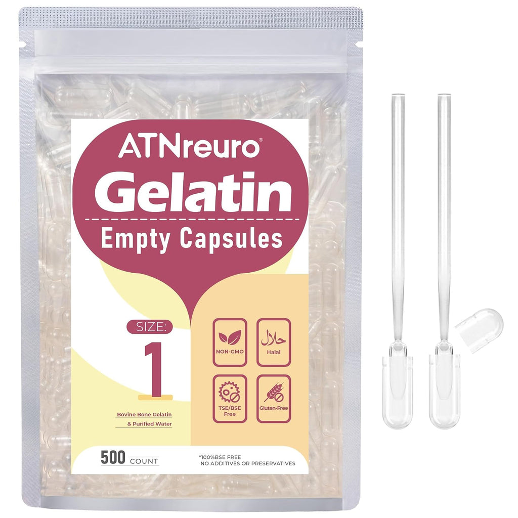 size 1 empty gelatin capsules for multivitamins