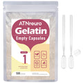 Size 1 empty gelatin capsules