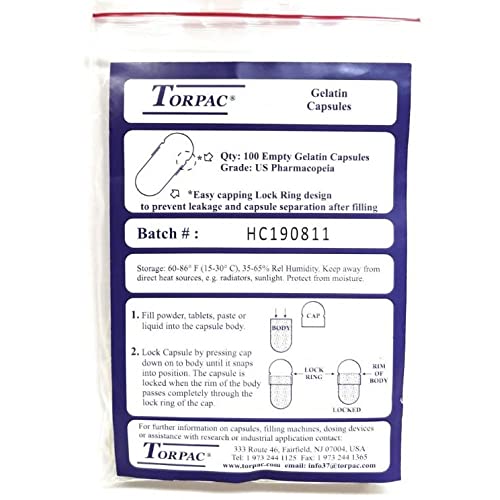size #1 gel capsules for vitamins