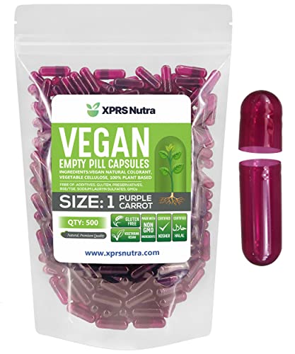 size 1 vegetarian pill caps