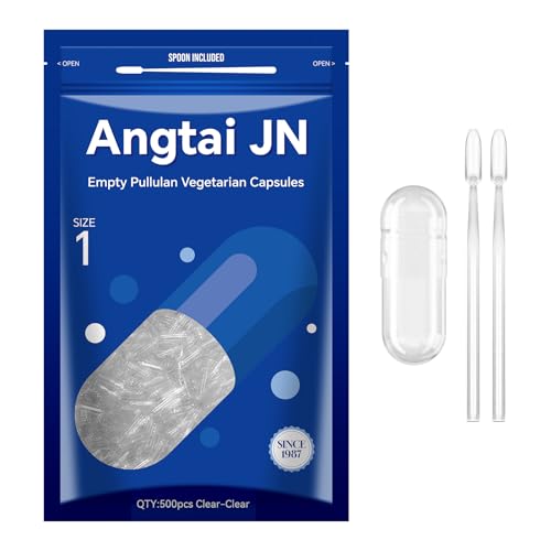 size 1 vegetarian pullulan capsules