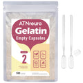 size 2 clear gelatin capsules