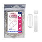 size 2 empty gelatin capsules
