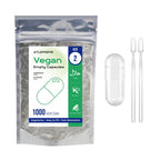 size 2 empty vegan capsules