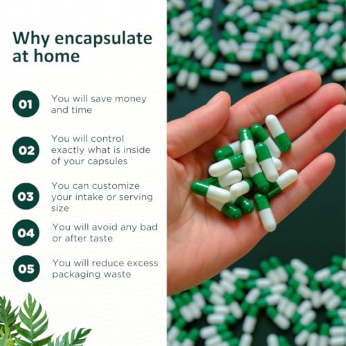 Size 3 capsules for natural supplements