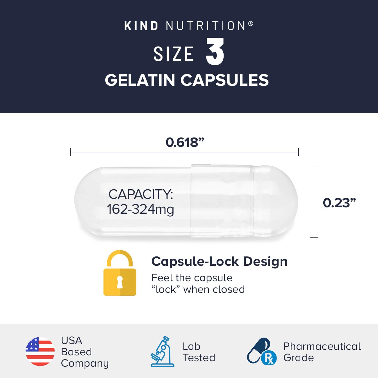 size 3 empty capsules for vitamins