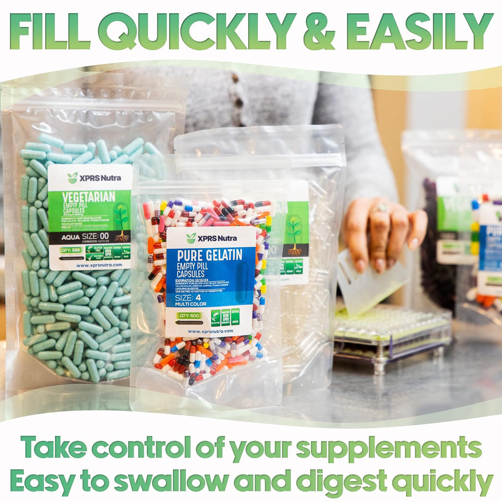 size 4 multivitamin capsule shells