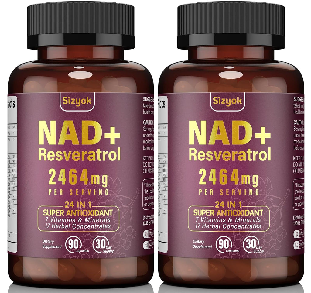 Sizyok NAD Resveratrol antioxidant supplement