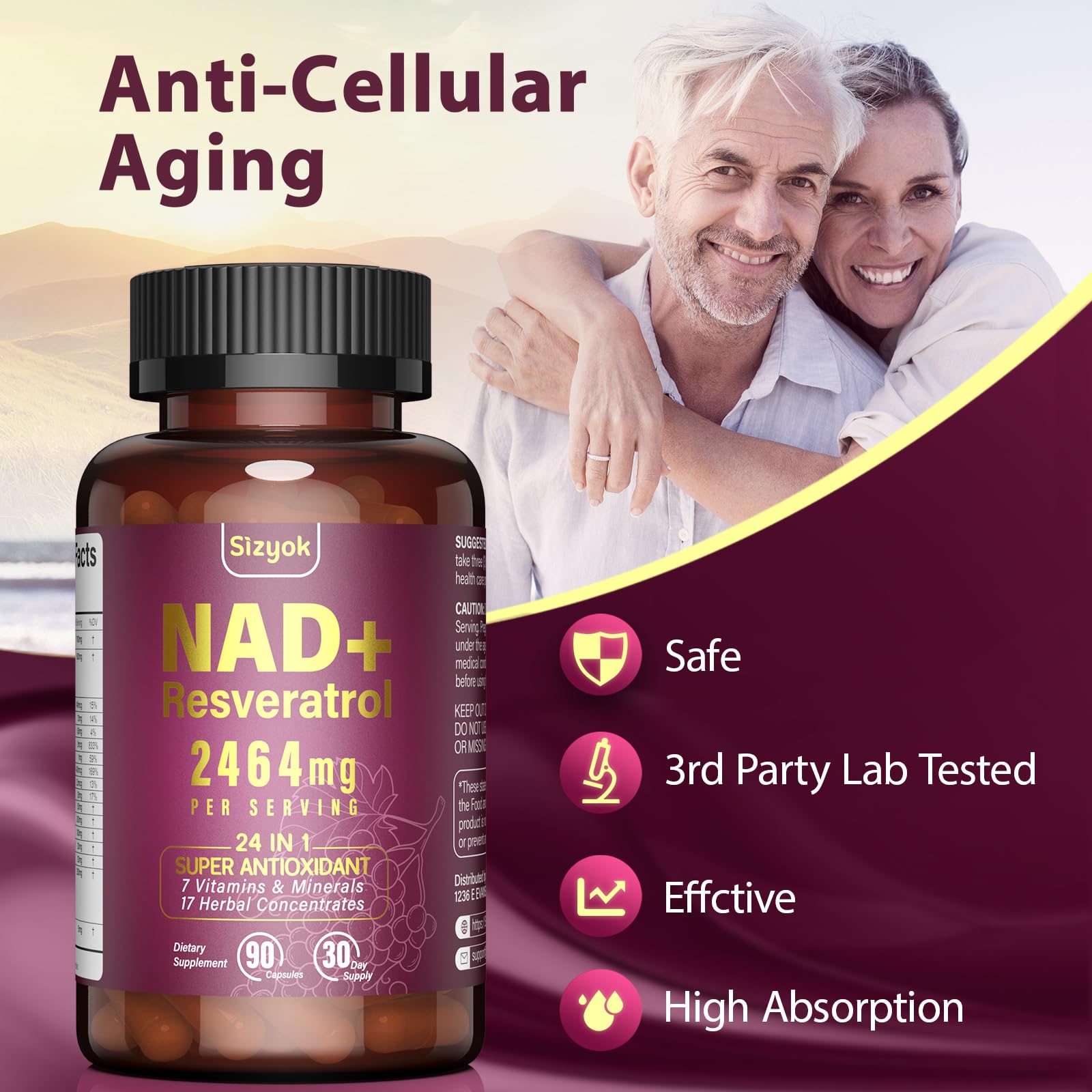 Sizyok Resveratrol for immune support