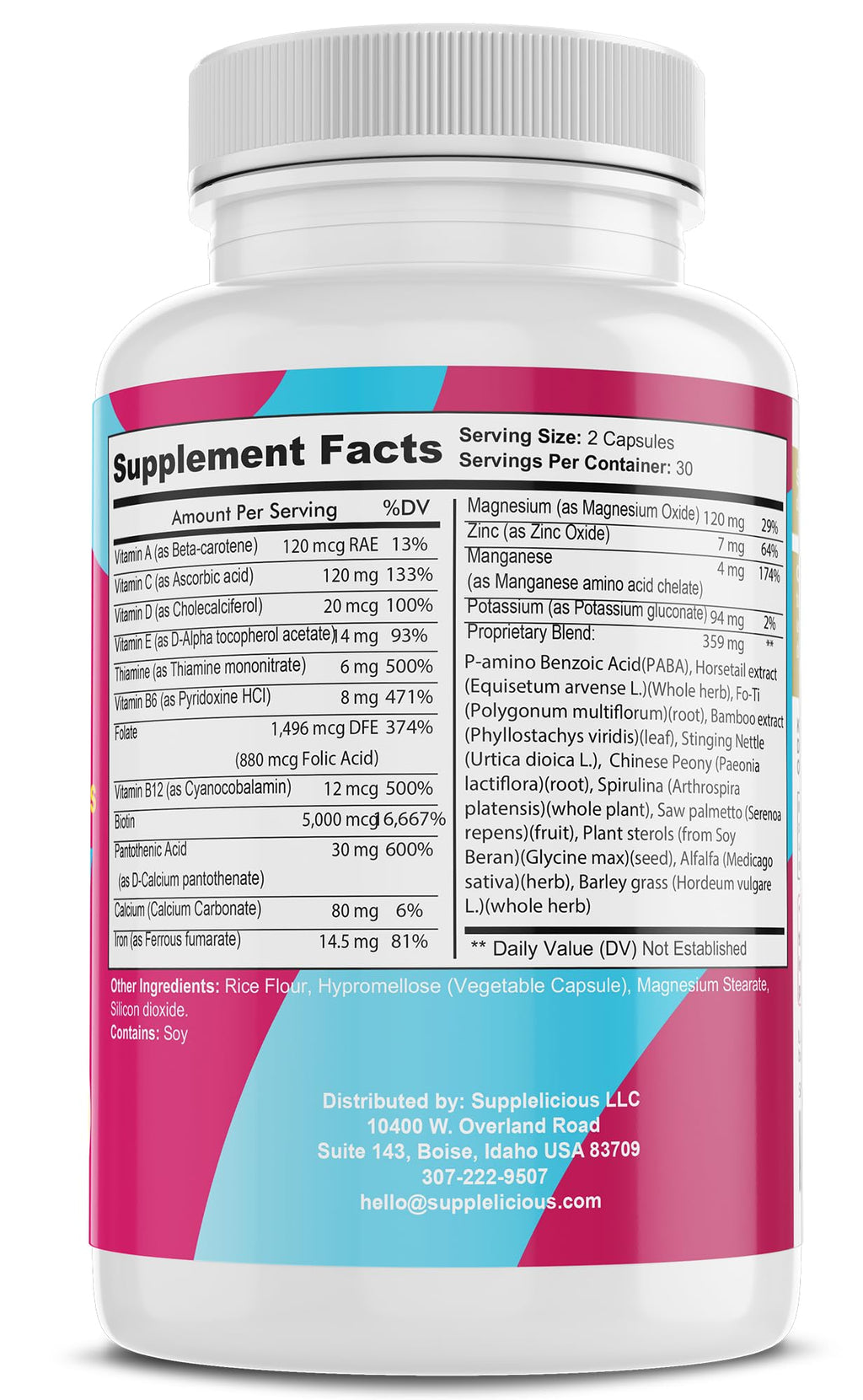 skin and hair health supplements
