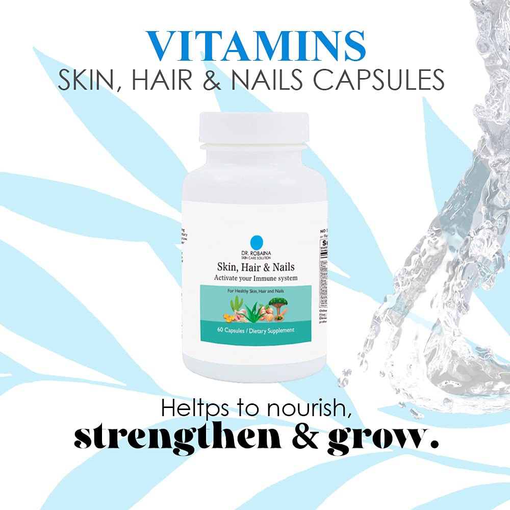 Skin care solution in convenient capsules