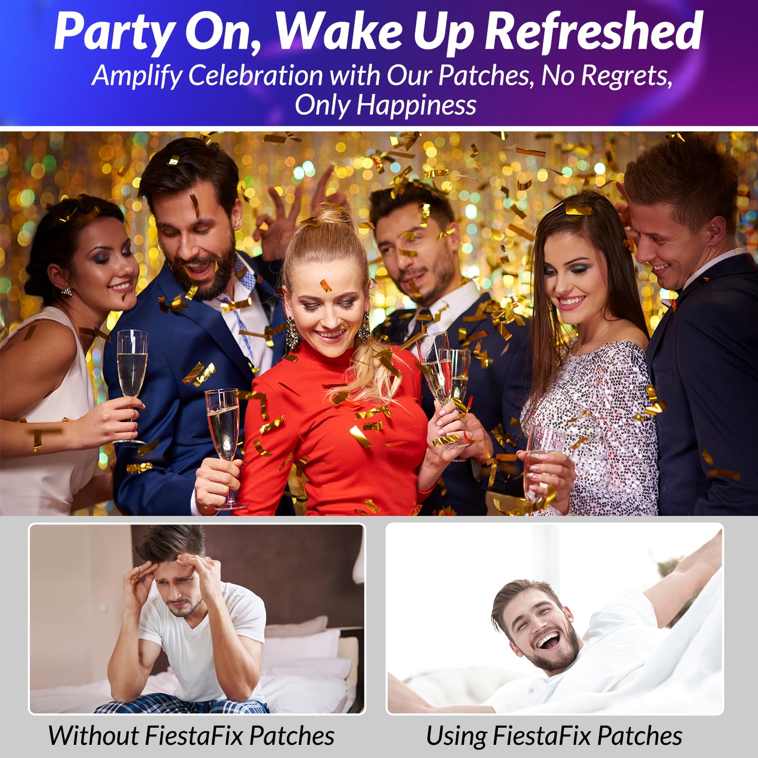 skin-friendly party recovery solution