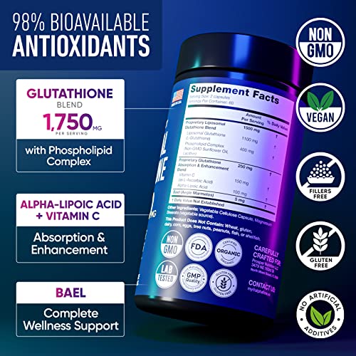 Skin health benefits of glutathione