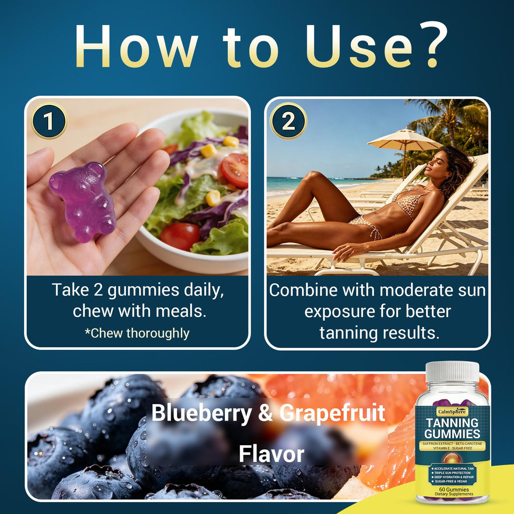 Skin health support with CalmSphere gummies
