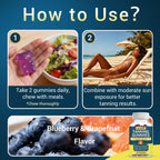 Skin health support with CalmSphere gummies