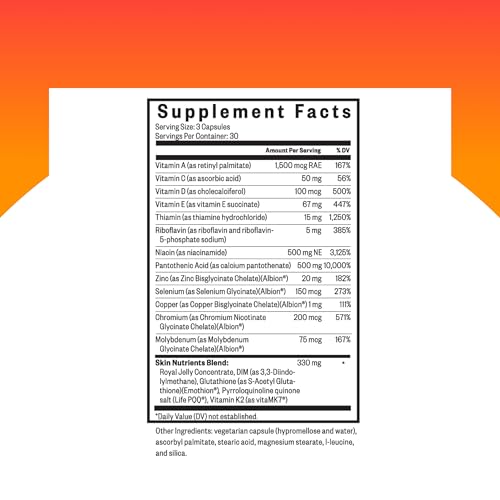 skin nutrients for a youthful appearance