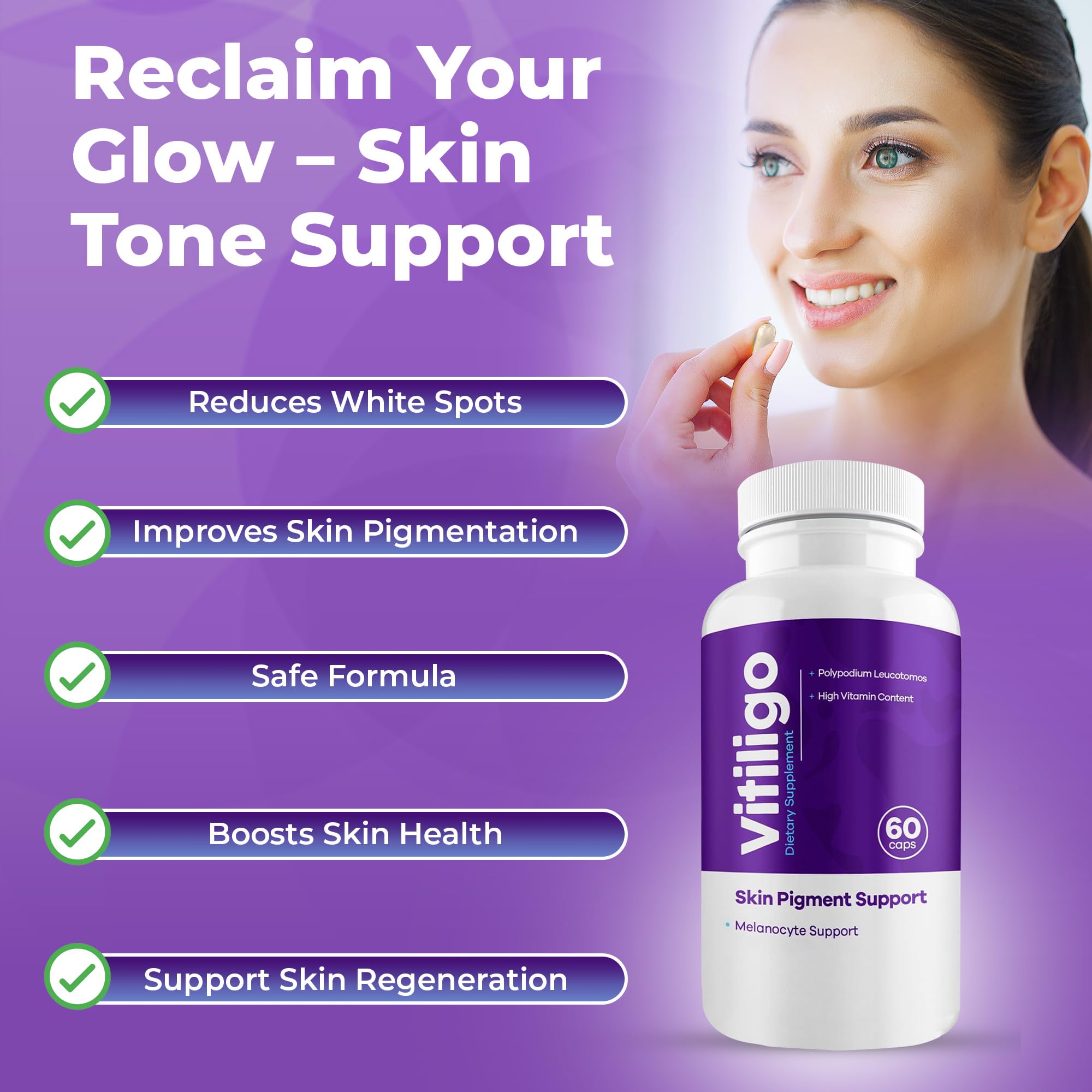 skin pigmentation support with vitiligo capsules