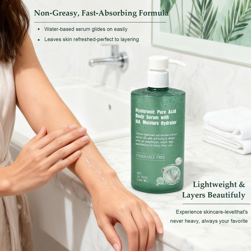 skin plumping body serum with hyaluronic acid