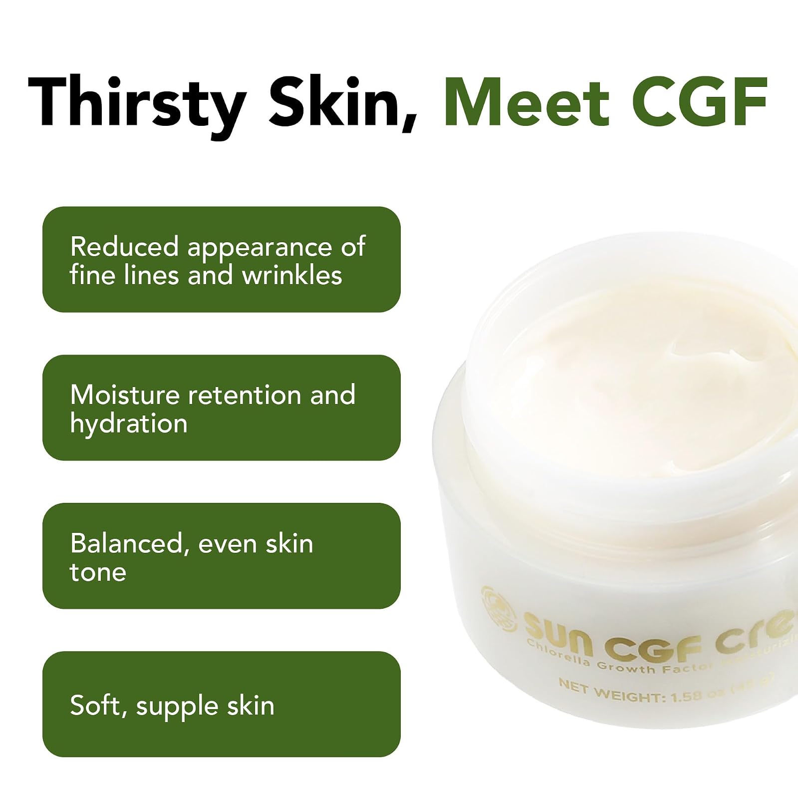 skin support with chlorella extract