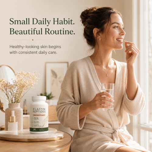 skin support with elastin peptides