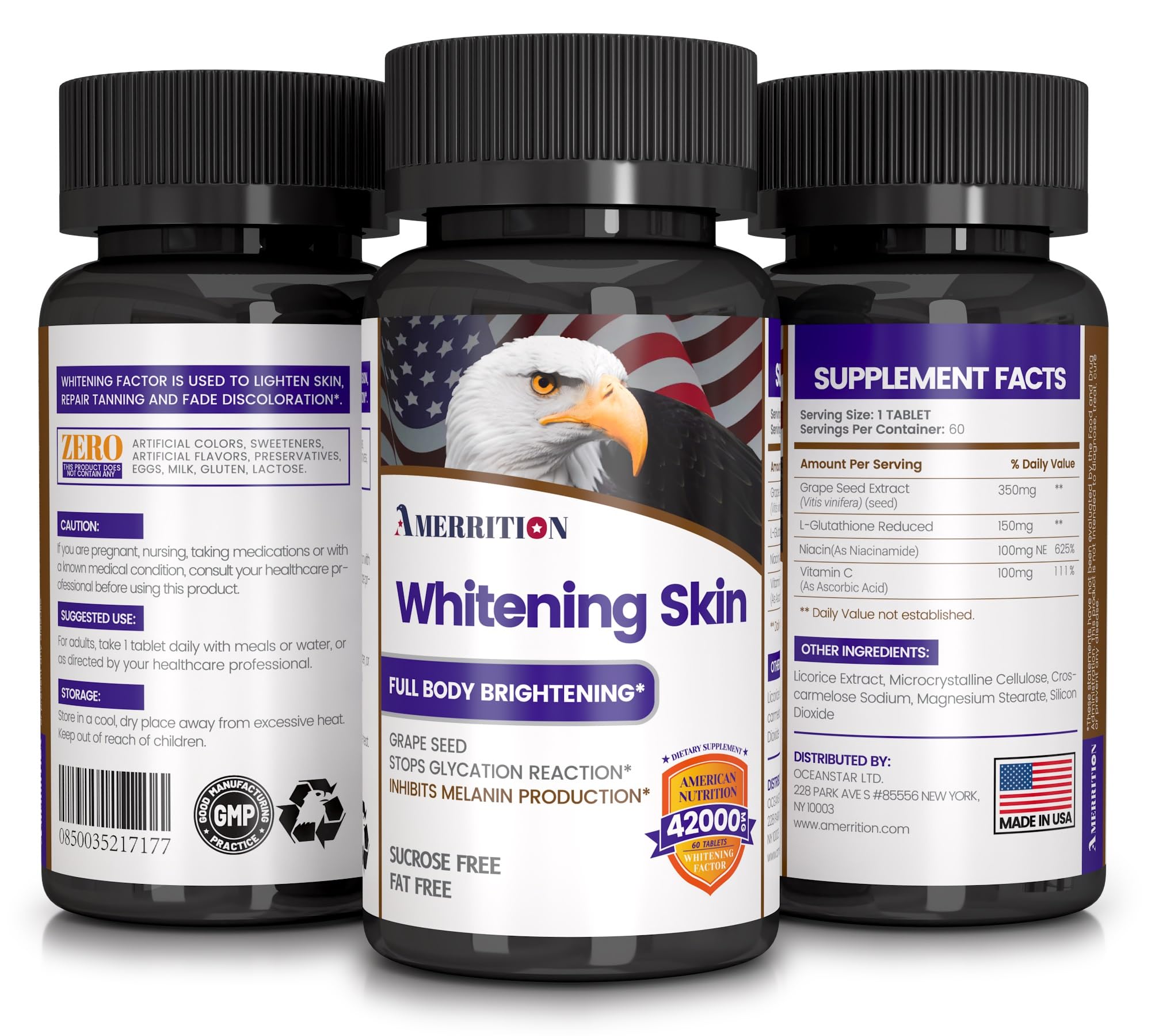 skin whitening supplement with vitamin B3