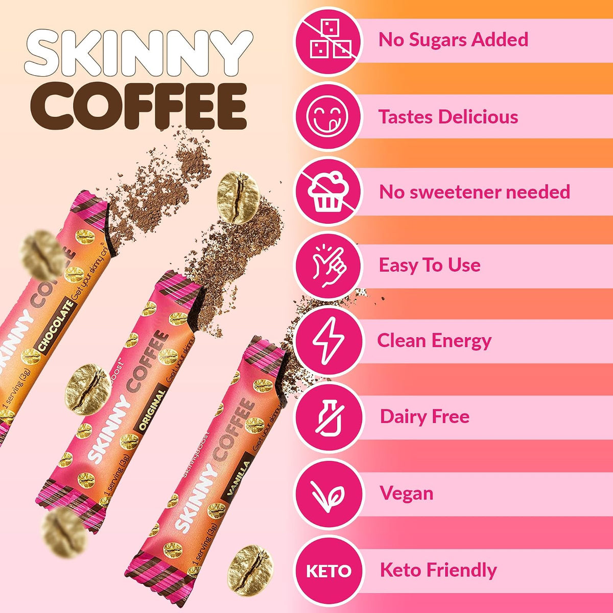 skinny boost coffee sticks benefits