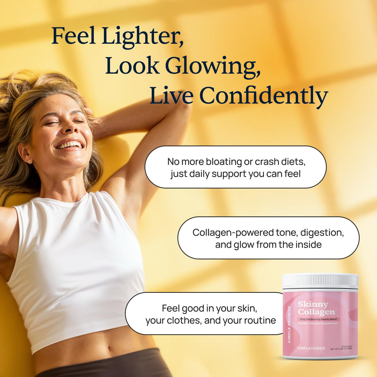 skinny collagen promotes youthful appearance