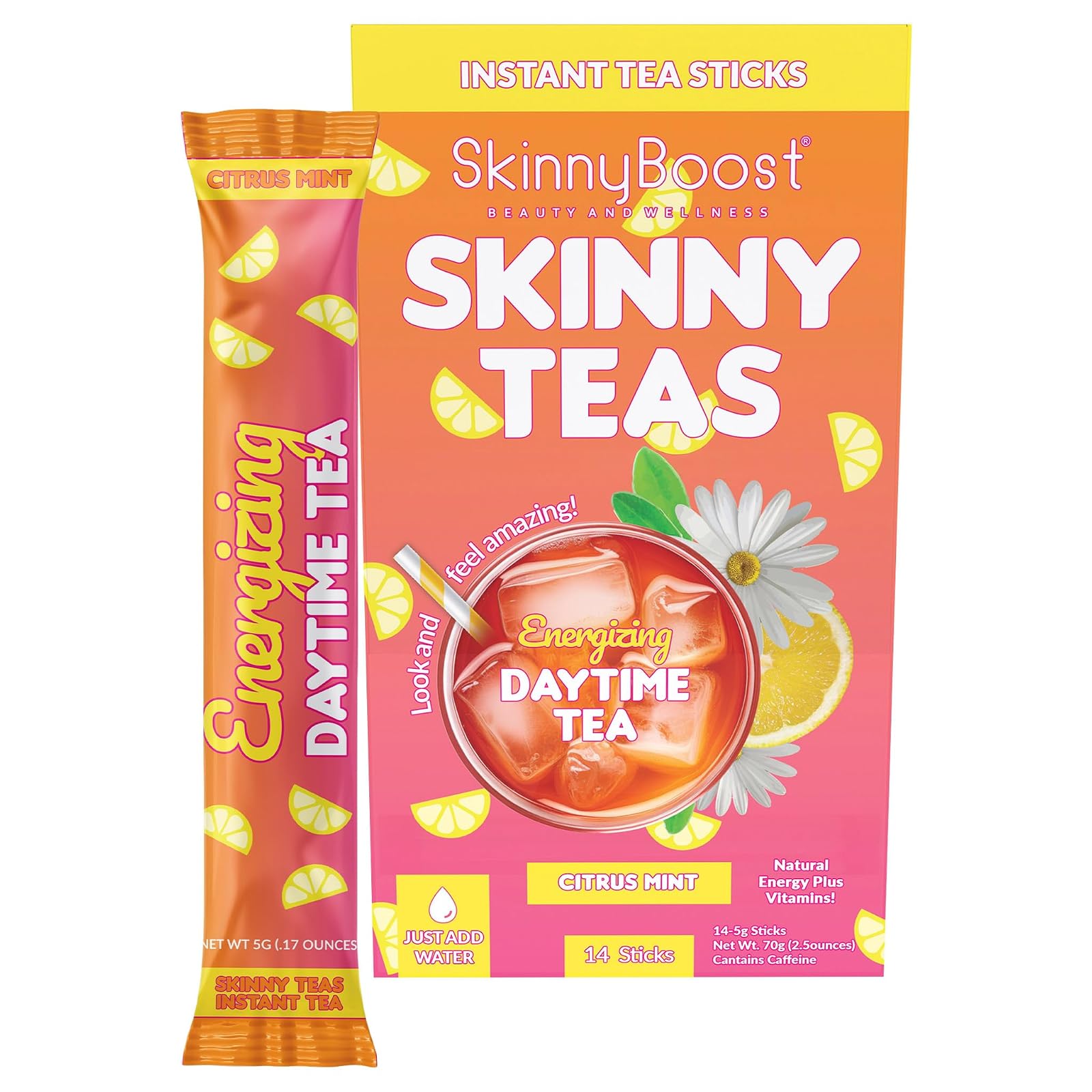 Skinny Teas energizing citrus mint tea