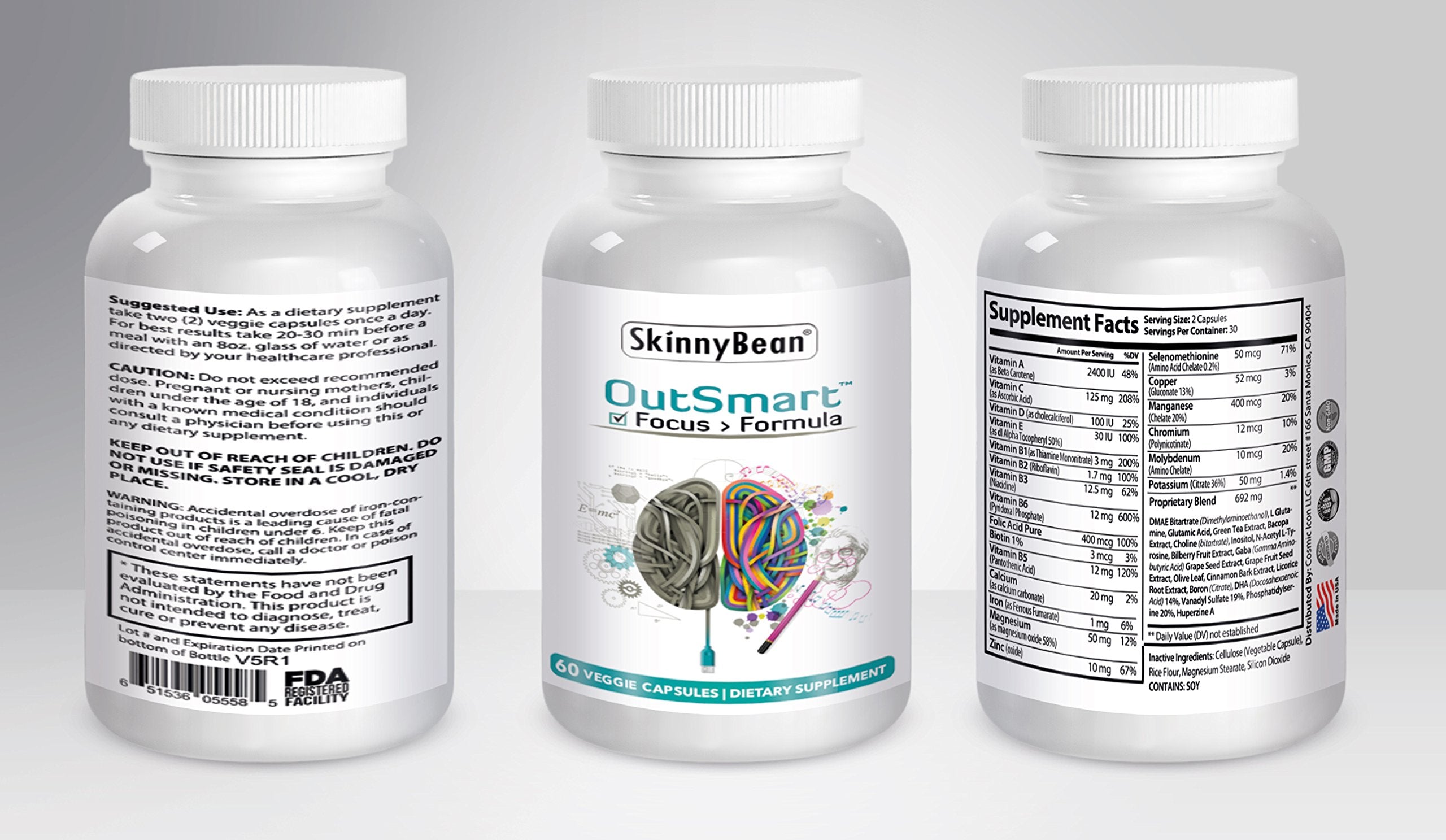 SkinnyBean Neurotrophic supplements for brain health